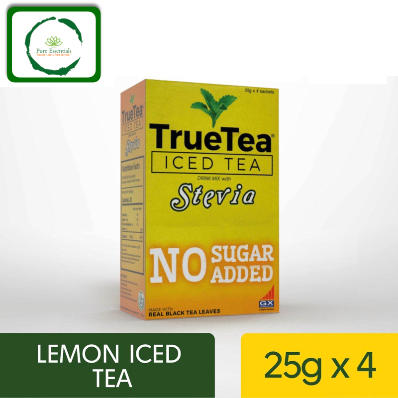 TrueTea Iced Tea (NO Sugar added) sweetened only with STEVIA (Diabetic ...