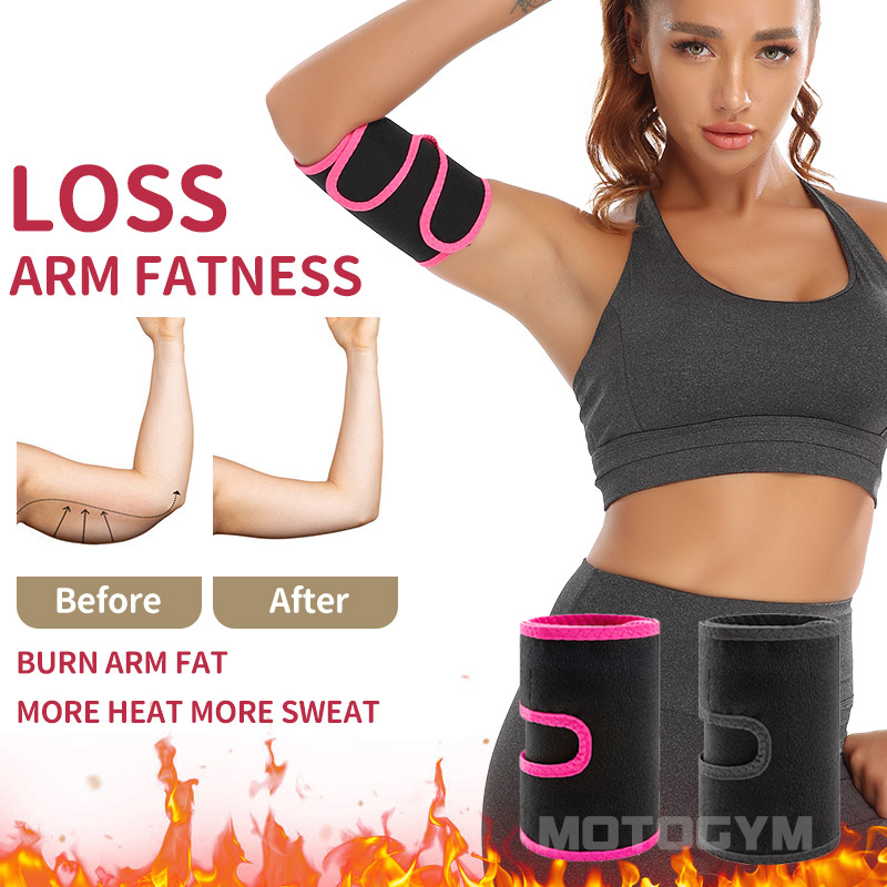 1 Pair Arm Shaper Neoprene Sweat Arm Fat Burner Sport Slimmer Armbands ...