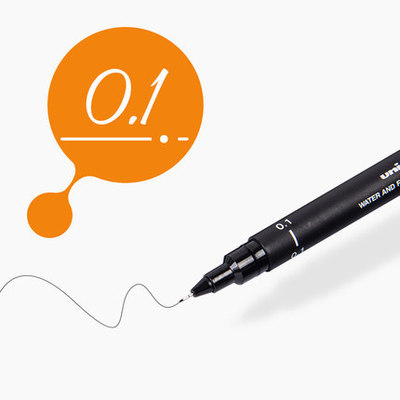 UNIPIN (0.05MM - 0.8MM) Technical Drawing Pen Fine Liner Pen Designer ...
