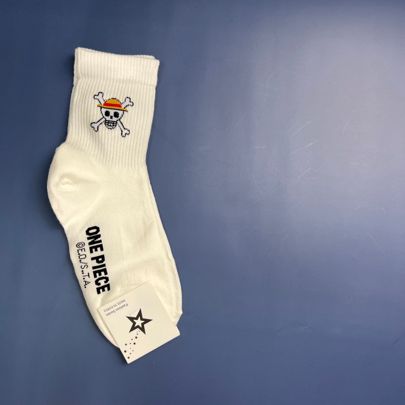 Korean Socks - One Piece Luffy Skull Socks - Iconic Socks | Shopee ...