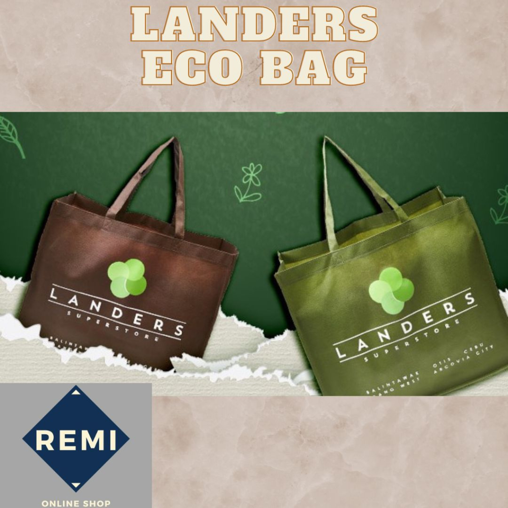 Landers Eco bag (Original Choco or Green) | Shopee Philippines
