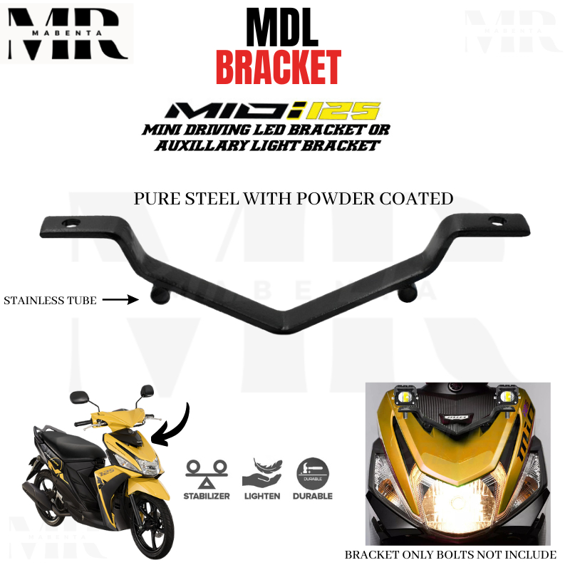 MOTORCYCLE MDL BRACKET FOR MIO i 125/M3 LED LIGHT/ BLUE WATER / MINI ...