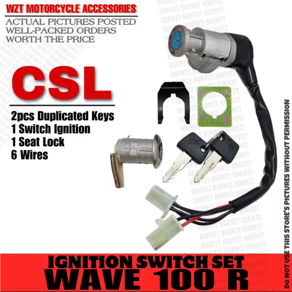 HONDA WAVE 100 R / WAVE100 IGNITION SET WITH SEAT LOCK & KEYS ...