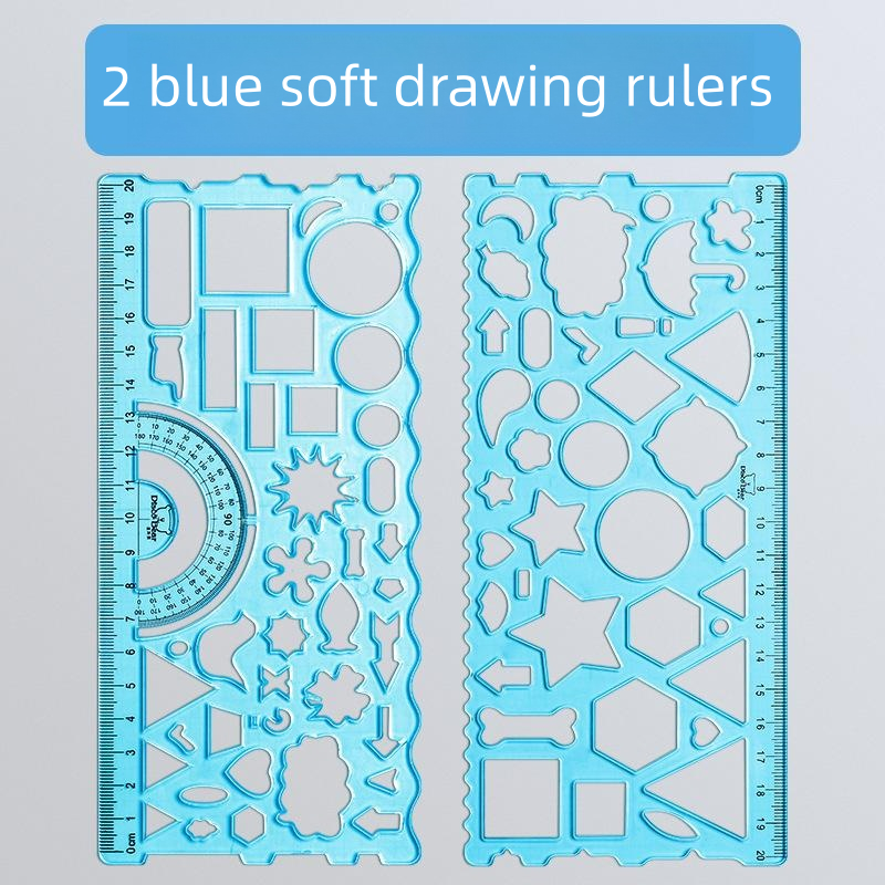 Multi Purpose Drawing Template Set House Plan Interior Design and Tool ...