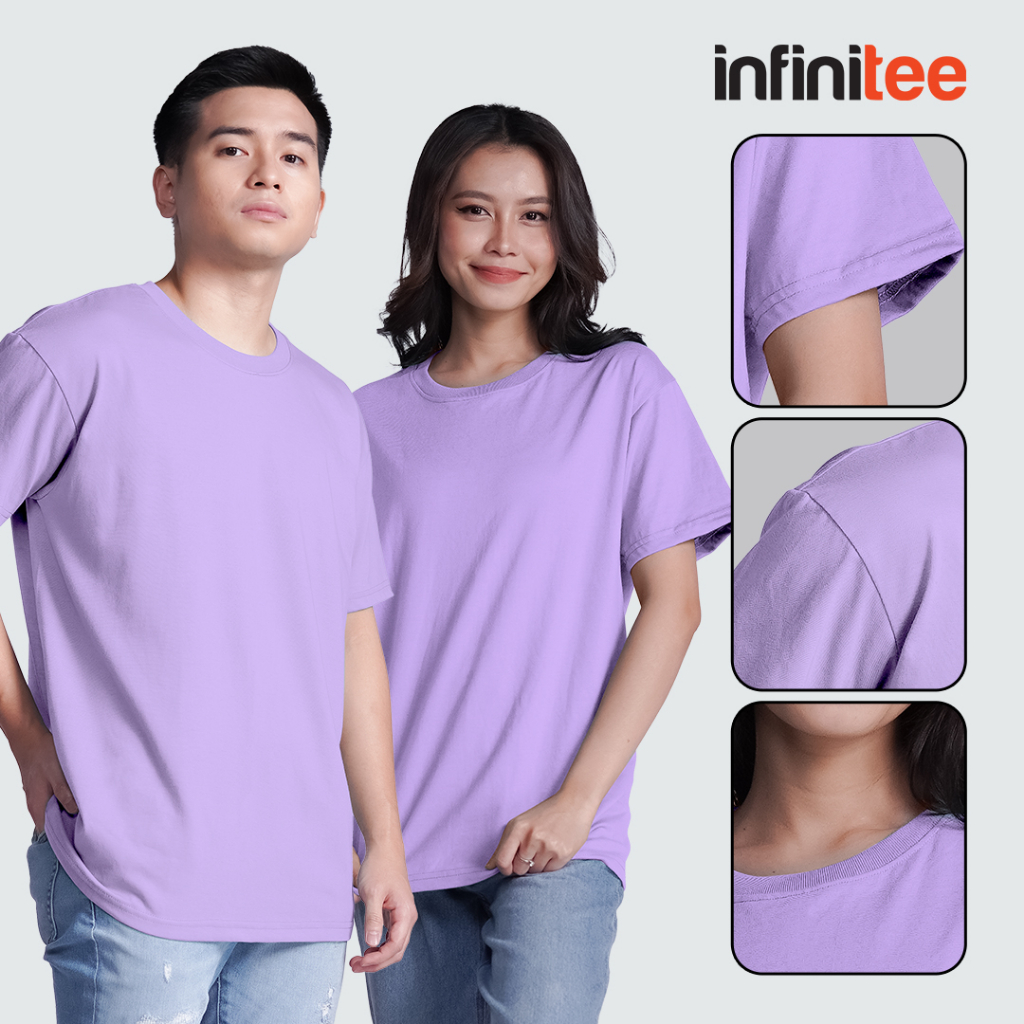 Infinitee Plain Tshirt For Men Pastel Aesthetic Color Blue Peach Lavander Shirt T Shirt Top Tops ...