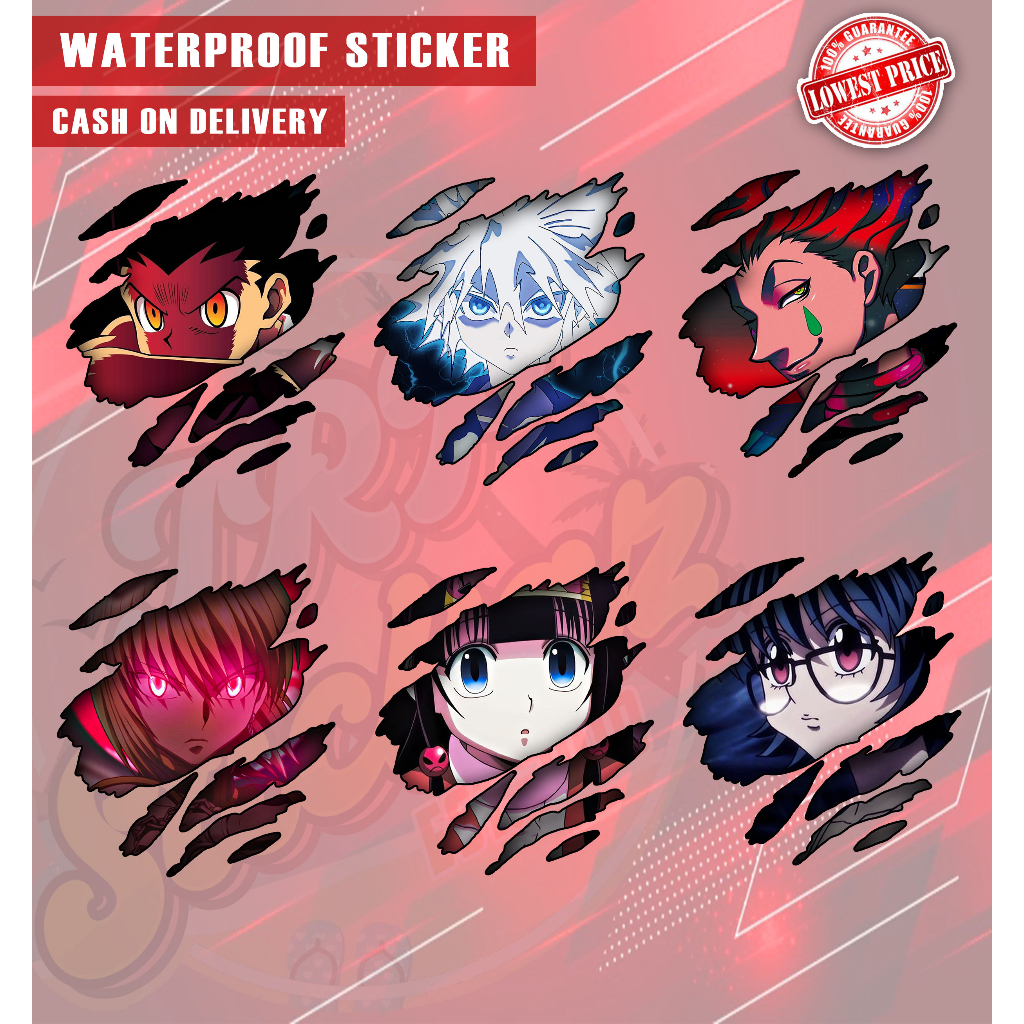 Hunter X Hunter SCRATCH Anime Waterproof Sticker | Shopee Philippines