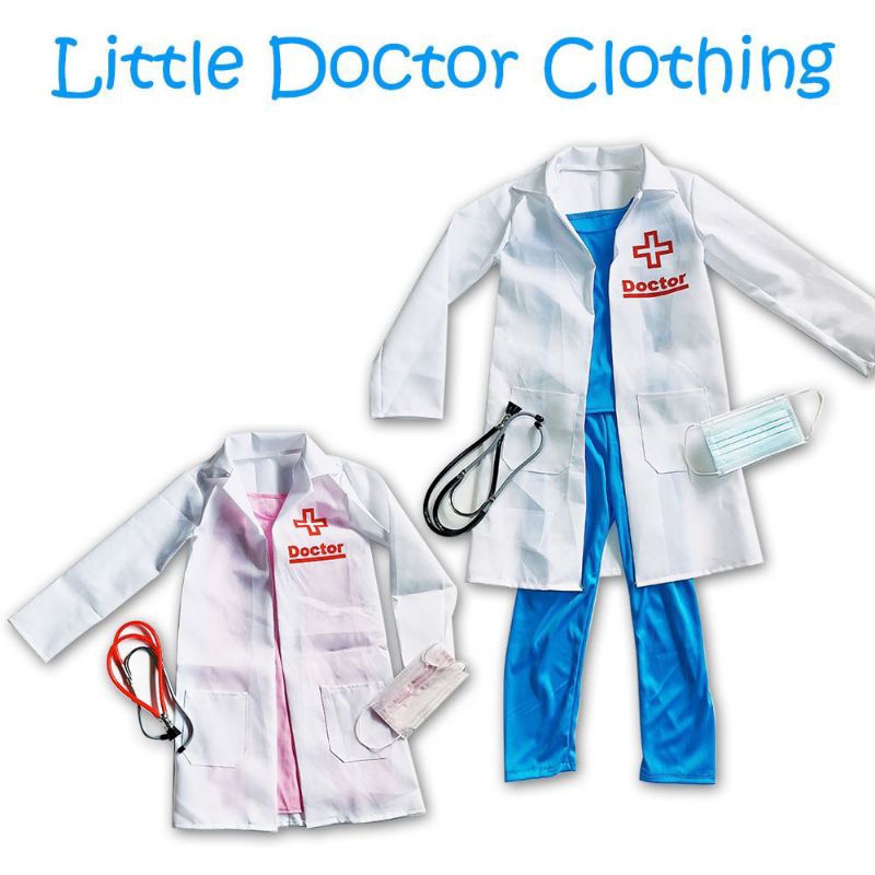 Doctor sets girl and boy career costume for kids ,with actual picture ...