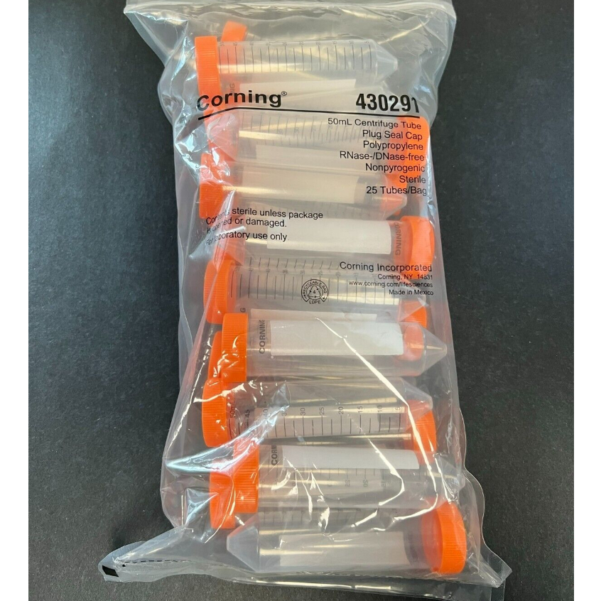 Corning® / Tarsons Spinwin™ 50mL Centrifuge Tubes, 25 pieces per pack ...