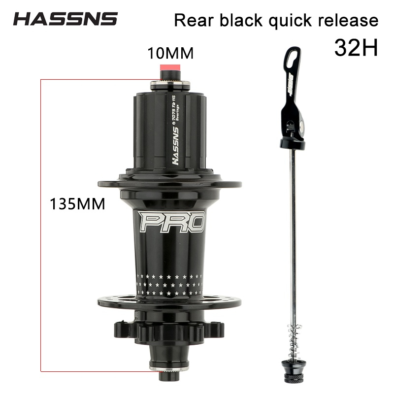 HASSNS PRO7 MTB Hub 6 Pawls 3 Teeth 32 Hole Ultralight Hub 120 Beeps 4 ...