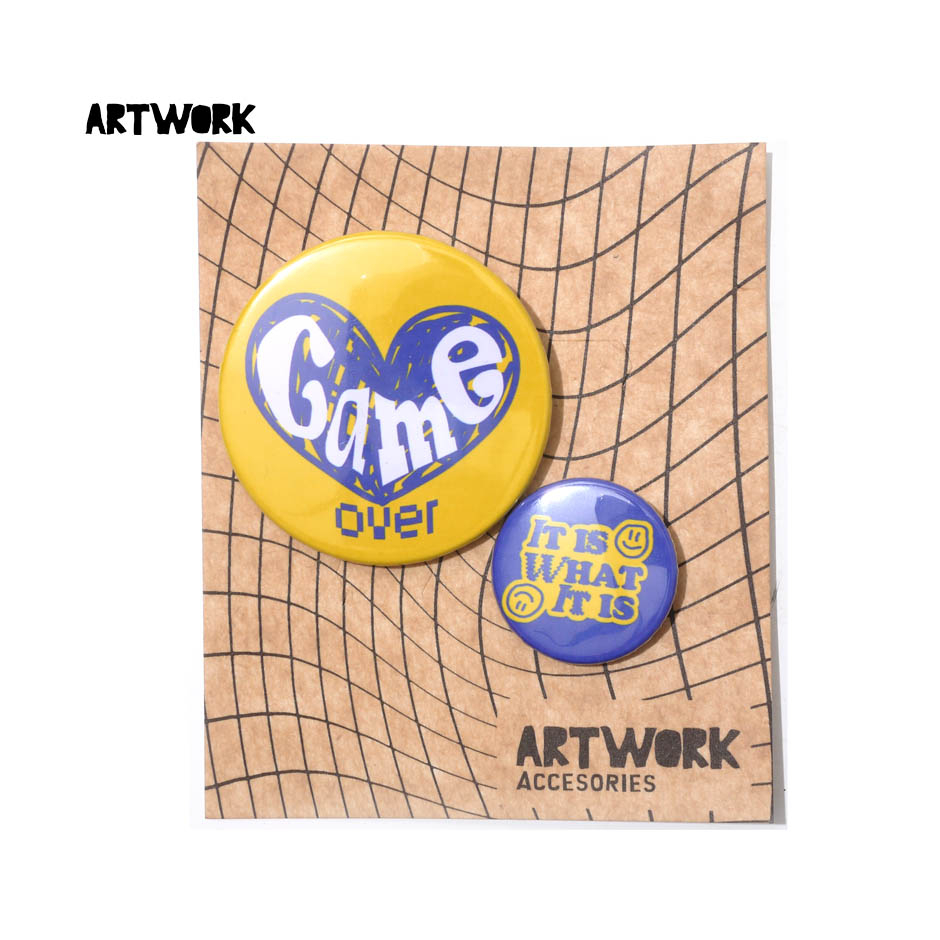ARTWORK Game Over (Pin Button Set) | Shopee Philippines