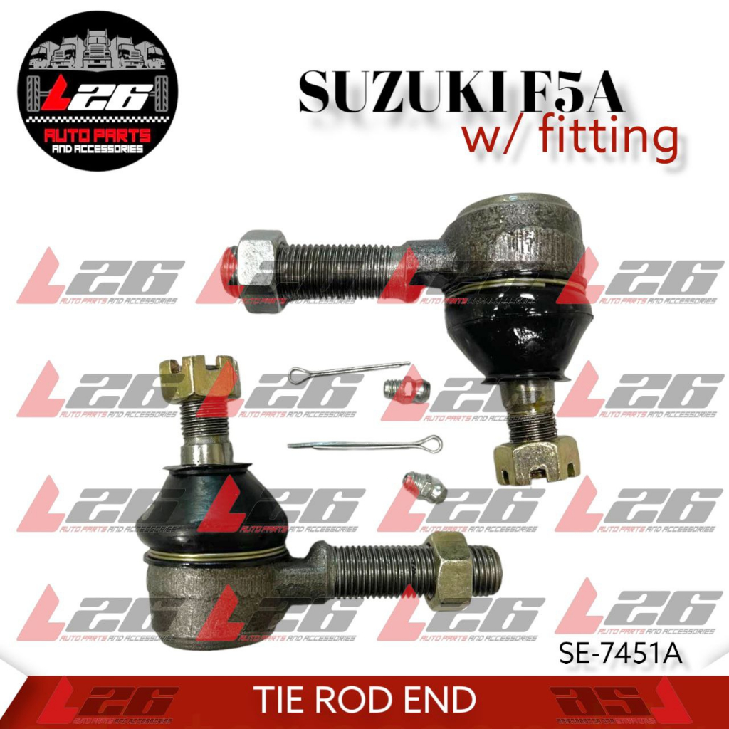 2pcs/1set Suzuki F5A TIE ROD END w/ Fitting SE-7451A 48810/20-79000 RH ...