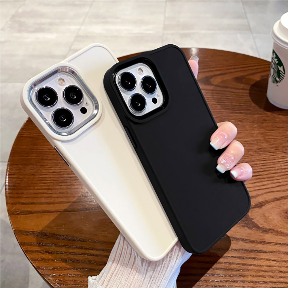 Electroplated Matte Casing for iPhone 11 XR XS Max 7 8 Plus 13 12 14 ...