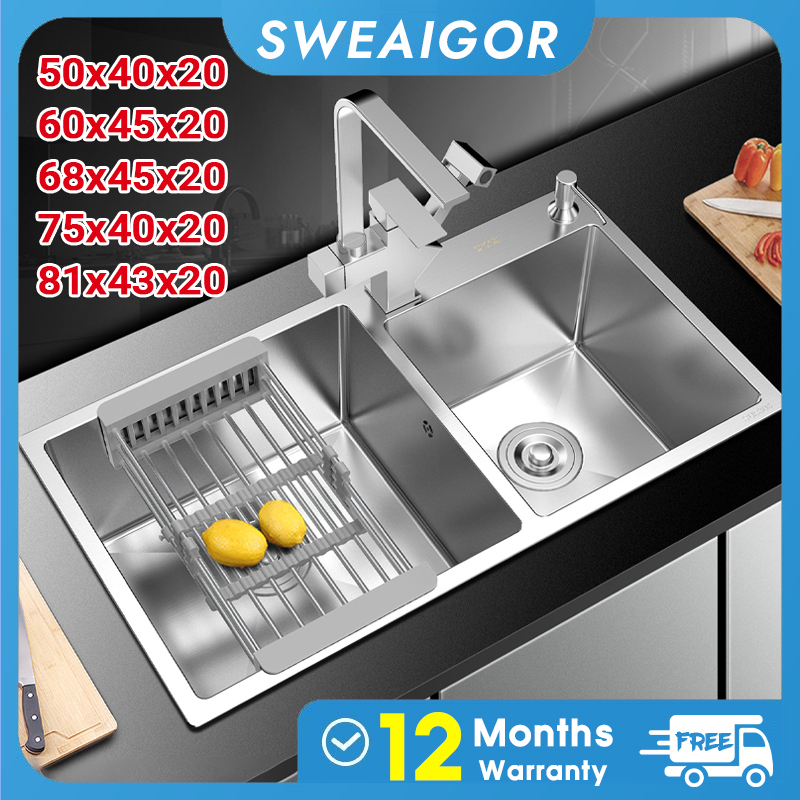 Swg 304 Stainless For Kitchen Heavy Duty,Stainless Sink,Thickened ...