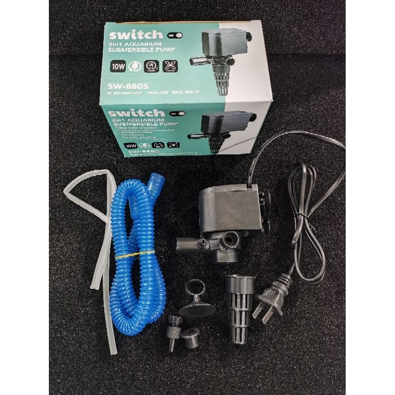 Aquarium RS Electrical RS - 881 10w Waterpump | Switch SW-880S 3in1 10w Pump | Shopee Philippines