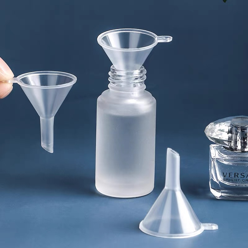 Transparent Plastic Mini Funnel 8.6 mm/15mm Portable Funnel for Perfume ...