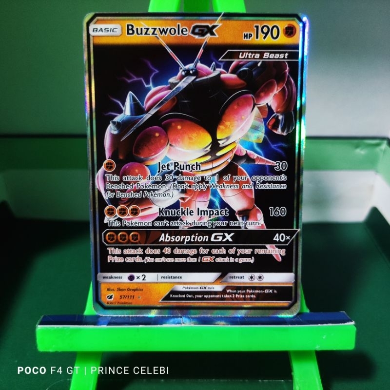 Pokemon TCG - Buzzwole GX (OC) | Shopee Philippines