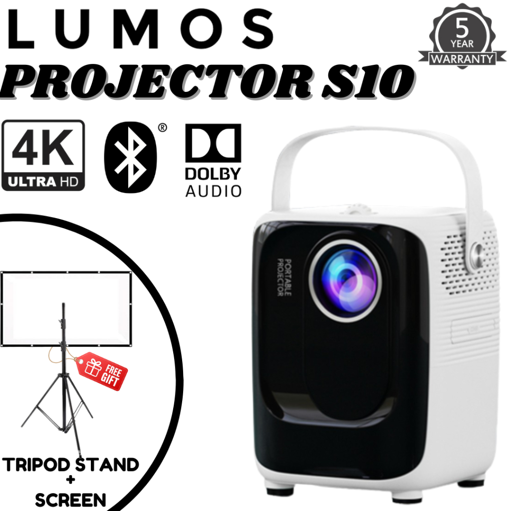 (NEW MODEL)S10 Mini Projector Home Theater Android Smart TV Micro ...