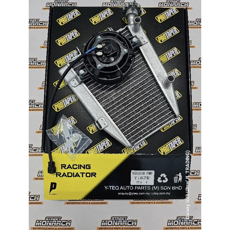 PROTAPER BIG RADIATOR ASSY WITH BIG SINGLE BLOWER FAN FOR SNIPER 155 ...