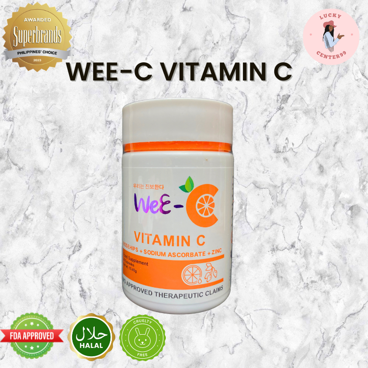 Original 100% WeE-C Vitamin C Capsule (Sodium Ascorbate+ Rosehip+ Zinc ...