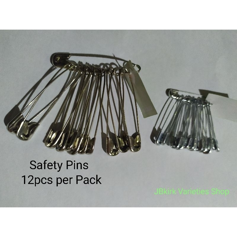 Safety Pins 12pcs per Pack | Shopee Philippines