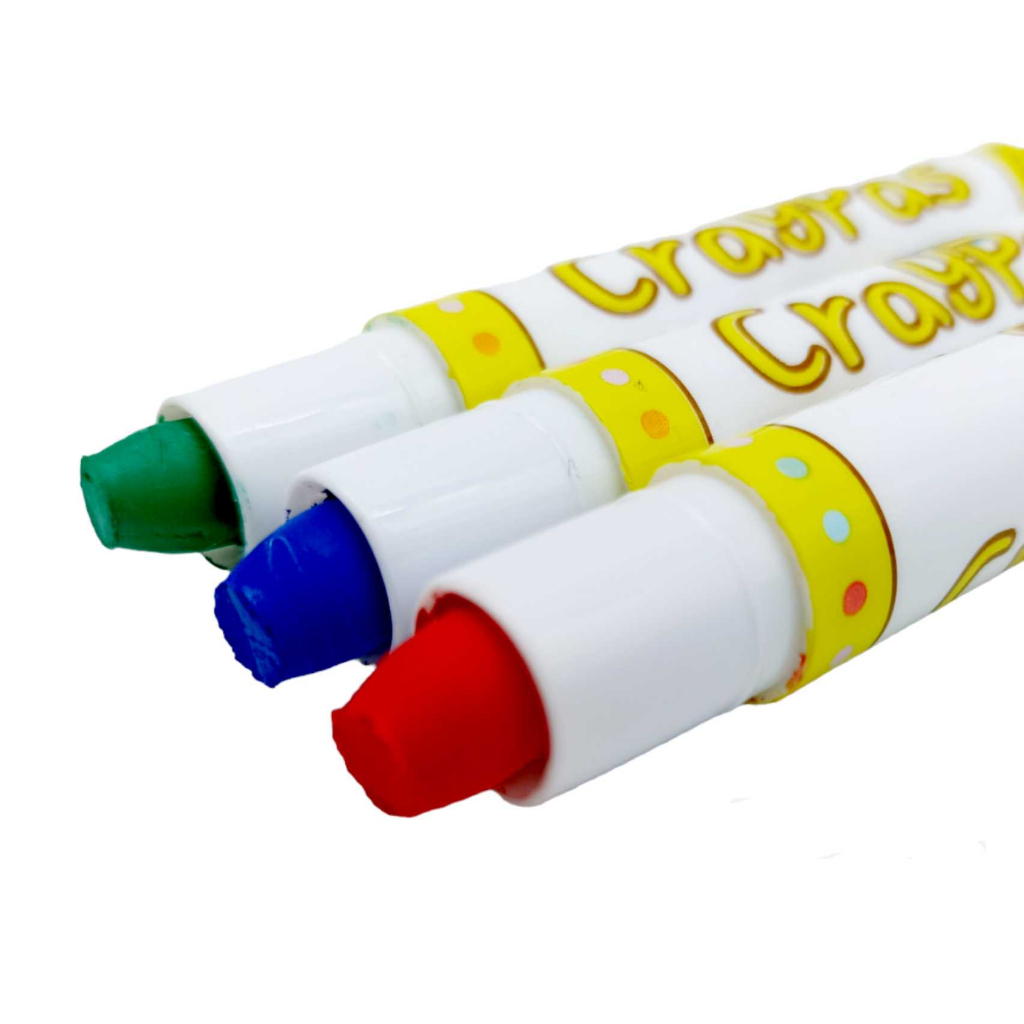 Plastic Rotating Crayons plastic pen Non-Toxic for kids (Colors; 8's ...