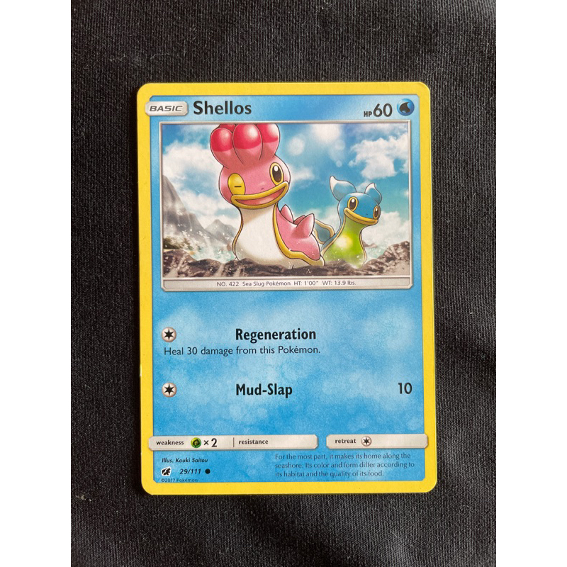 Shellos pokemon card 29/111 common | Shopee Philippines