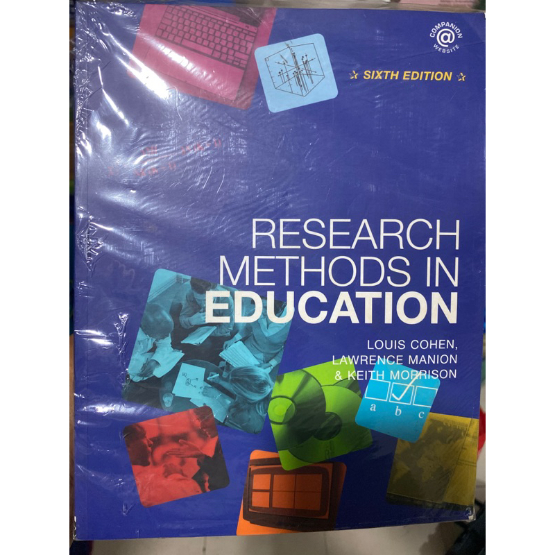 Research Methods in Education by Louis Cohen sixth esition | Shopee ...