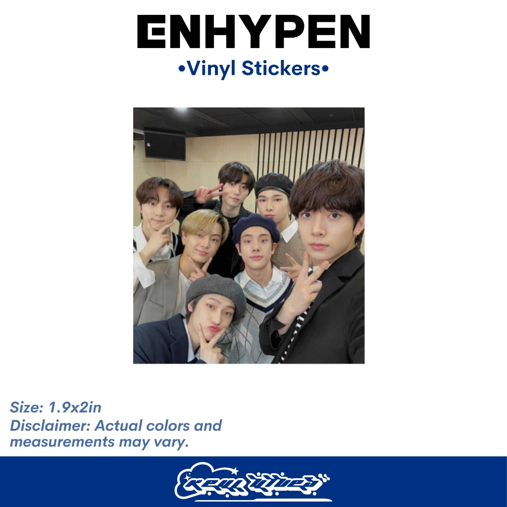 Enhypen Sticker Kpop Vinyl Stickers WATERPROOF | Shopee Philippines