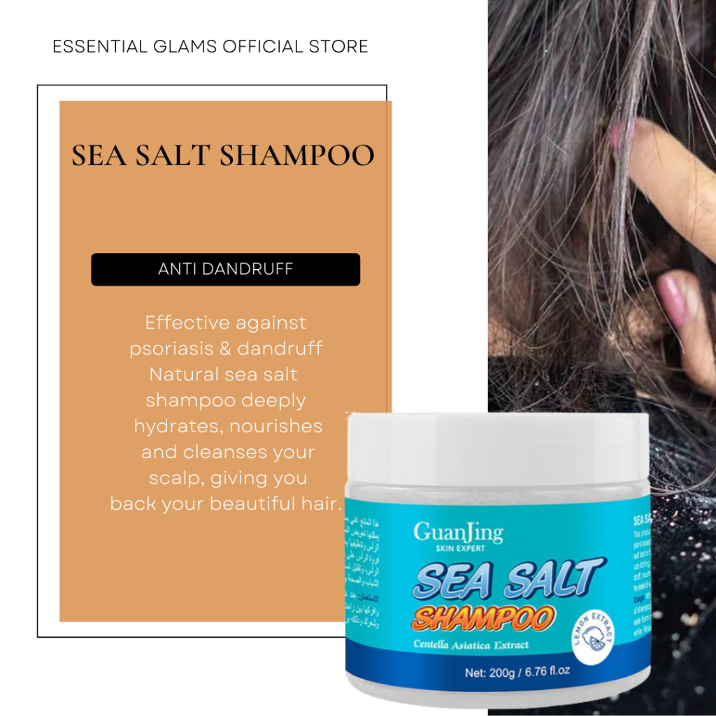 Original Sea Salt Shampoo Anti Dandruff Hair Treatment Shampoo Scalp ...