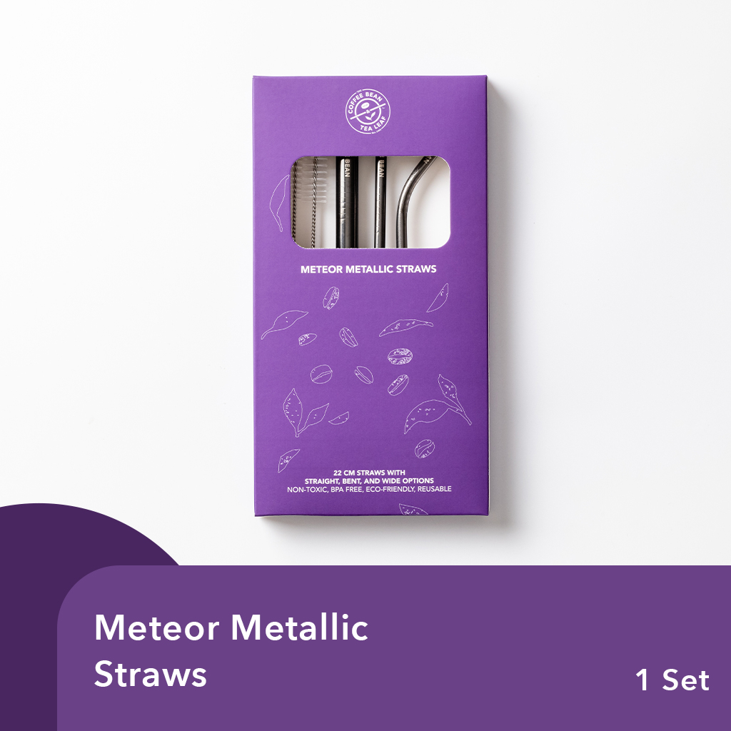 The Coffee Bean & Tea Leaf Meteor Metallic Straws | Shopee Philippines
