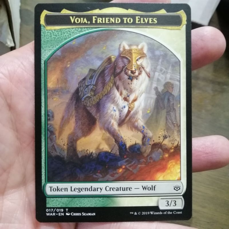 1 Voja, Friend to Elves token WAR MTG card magic commander EDH | Shopee ...