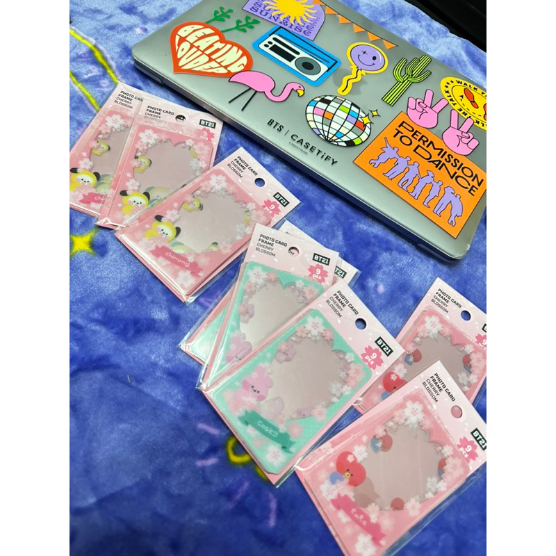 BT21 Cherry Blossom PHOTOCARD FRAME [OFFICIAL] | Shopee Philippines
