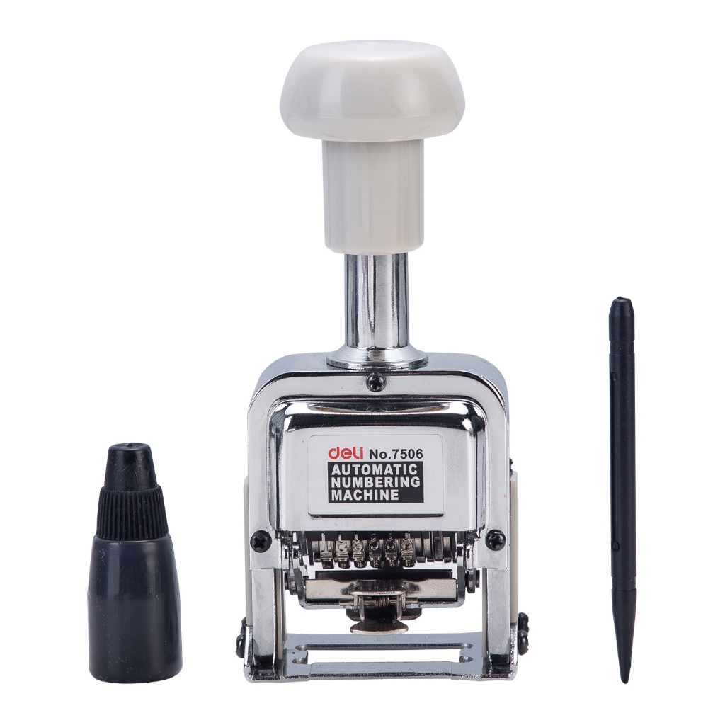 Deli 7506 6 Digit Numbering Machine 797506 | Shopee Philippines