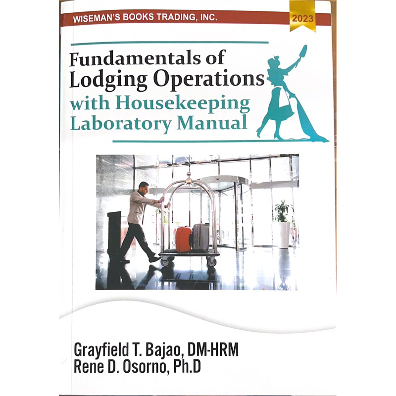 Fundamentals of Lodging Operations with Housekeeping Laboratory Manual | Shopee Philippines