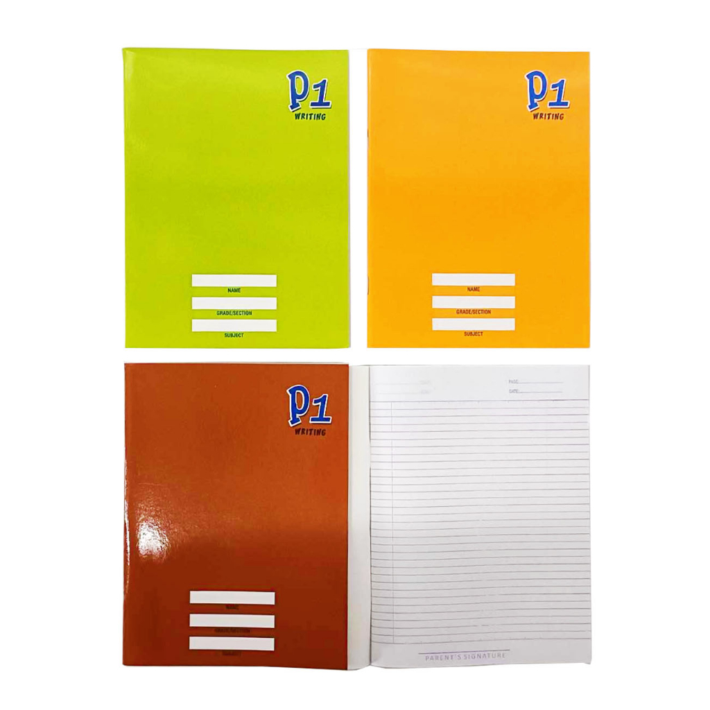 Assorted Colors Writing Notebook with Margin 80 leaves | Shopee Philippines