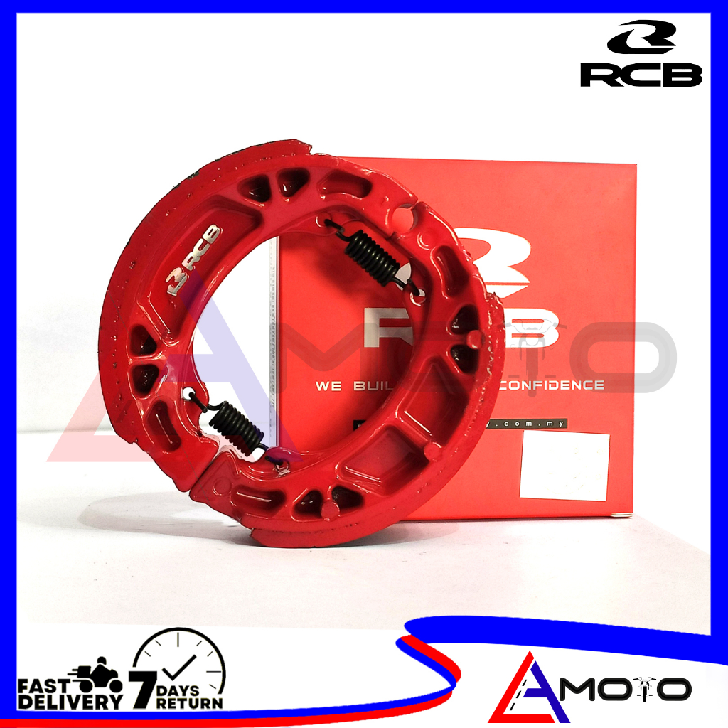 ORIGINAL RCB RACING BOY BRAKE SHOE ALL MIO / AEROX / CLICK / BEAT ...