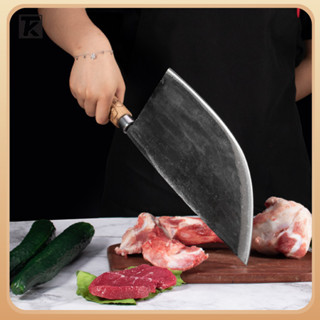 Butcher Knife Heavy Duty Bone Chopping Stainless Kitchen Knife Utensils ...