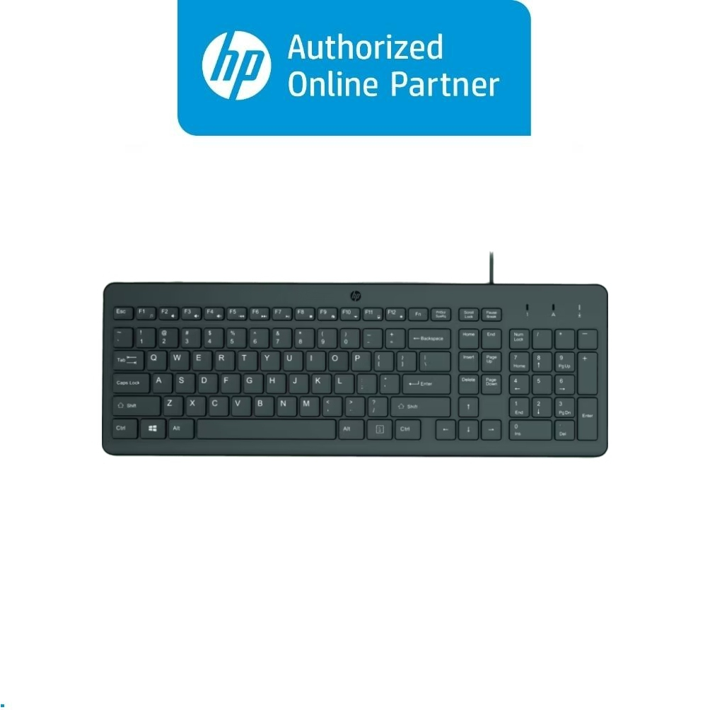 HP 150 Wired Keyboard | Shopee Philippines