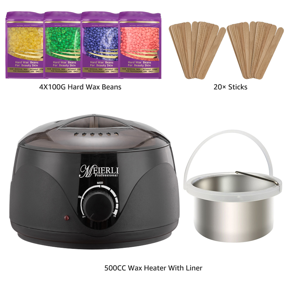 Digital Waxing Kit temperature wax hair removal kit salon waxing ...