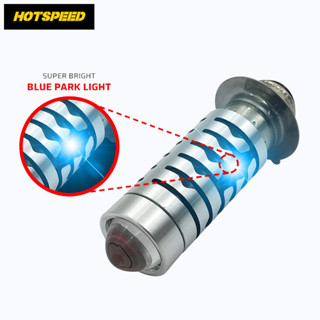 HOTSPEED MDL Killer Headlight Bulb Led Lights for Motorcycle T19 P15D With Blue Parklight ...
