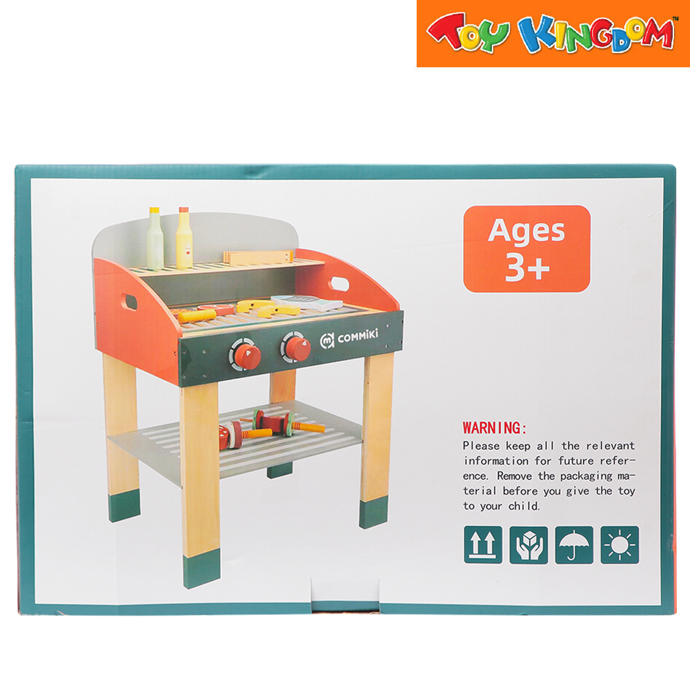 Barbecue Grill Wooden Playset | Shopee Philippines