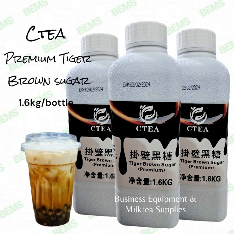 Ctea Premium Tiger Brown Sugar syrup flavor walling for milktea 1.6kg ...