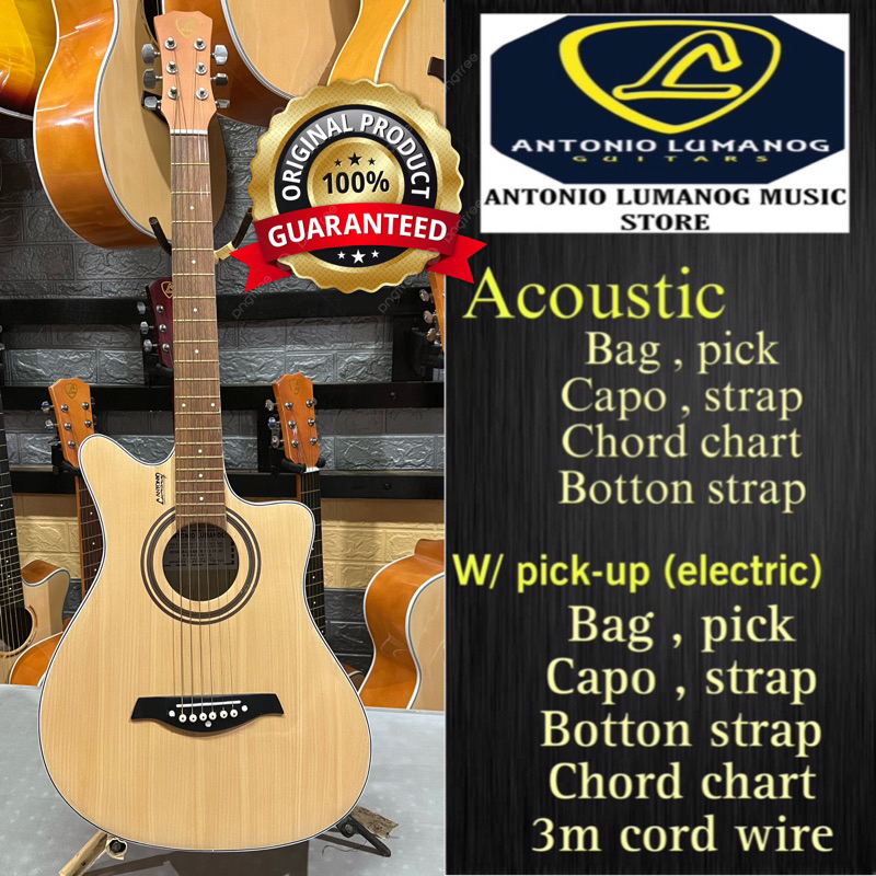 Jaguar acoustic Guitar by; ANTONIO LUMANOG | Shopee Philippines
