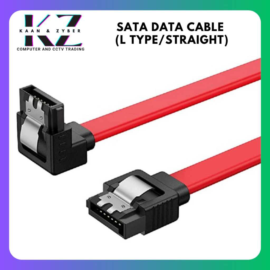 SATA DATA CABLE (L TYPE/STRAIGHT) | Shopee Philippines