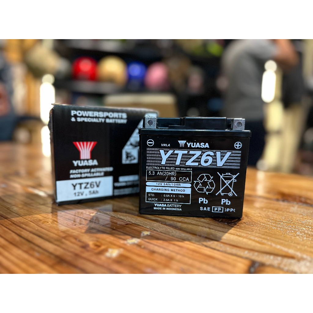 Yuasa YTZ6V Motorcycle Battery | Shopee Philippines