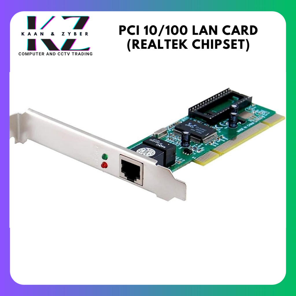 PCI 10/100 LAN CARD (REALTEK CHIPSET) | Shopee Philippines