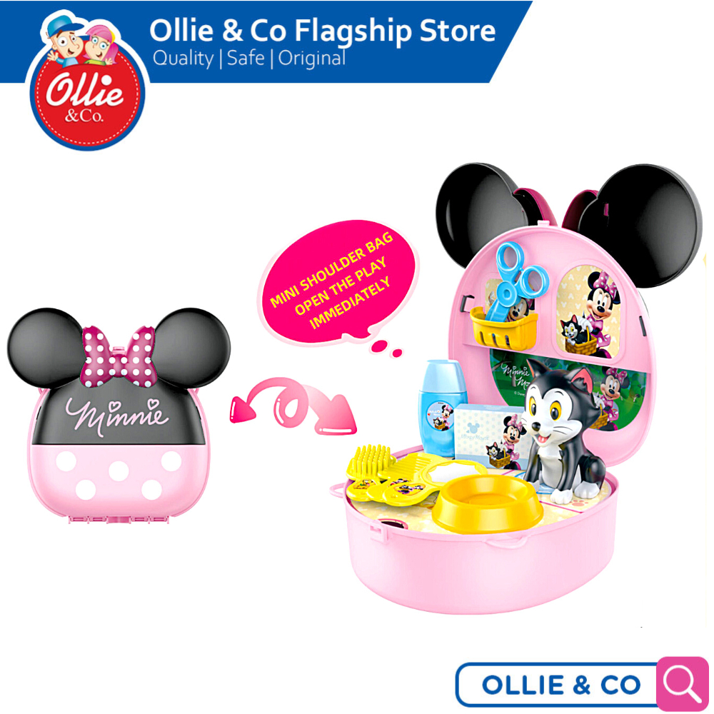 Disney Minnie Mouse 2 in 1 Handbag, Pet Small Satchel, Toy Purse for ...