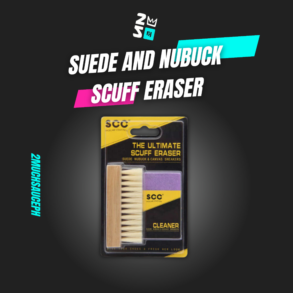 Suede and Nubuck Scuff Eraser with cleaning brush | Shopee Philippines