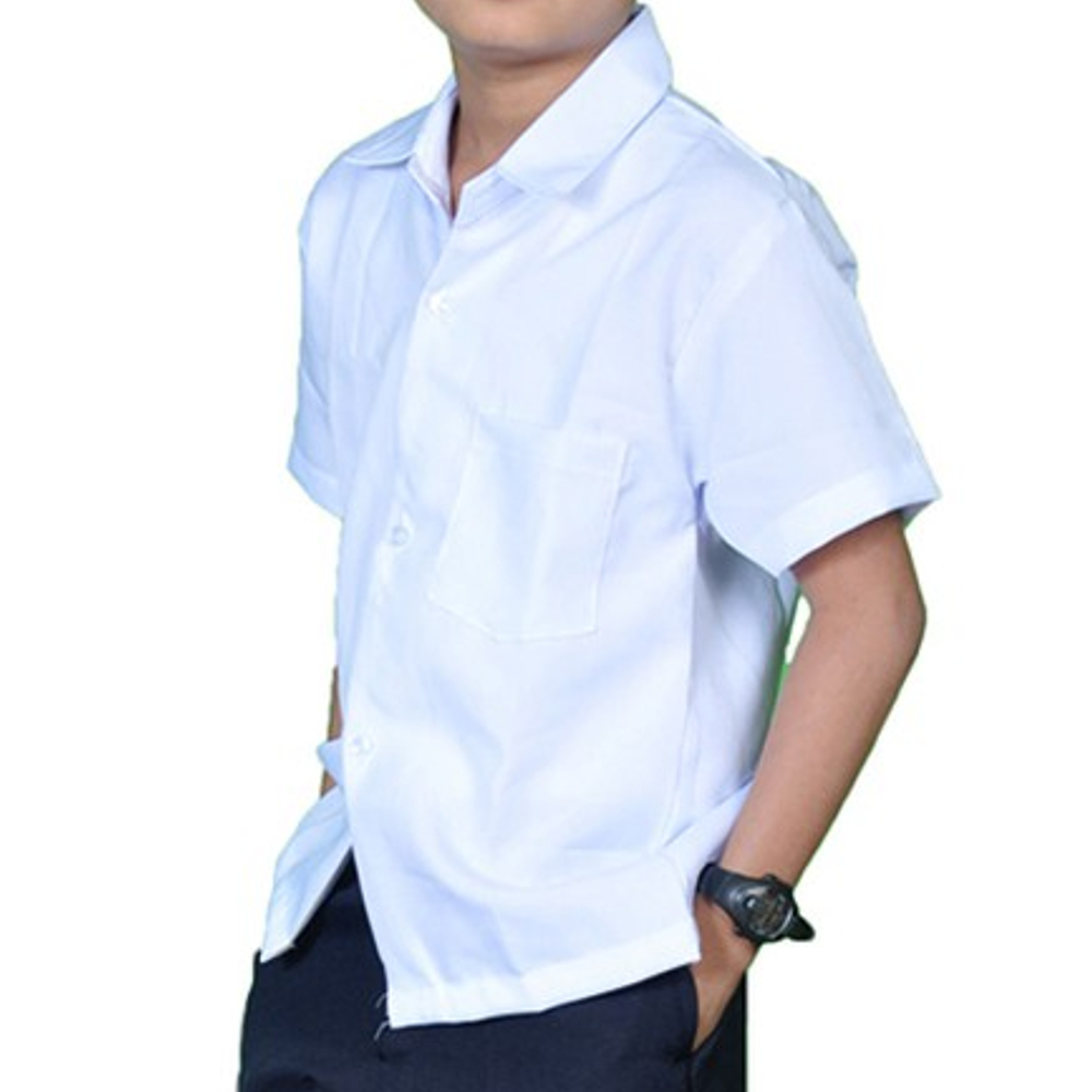 Polo Uniform for Kids/Adult PS/PJ for Boy White Bluish | Shopee Philippines
