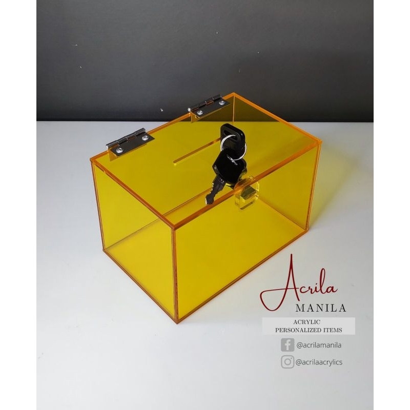 Acrylic Tip Box 6L x 4W x 4H inches | Shopee Philippines